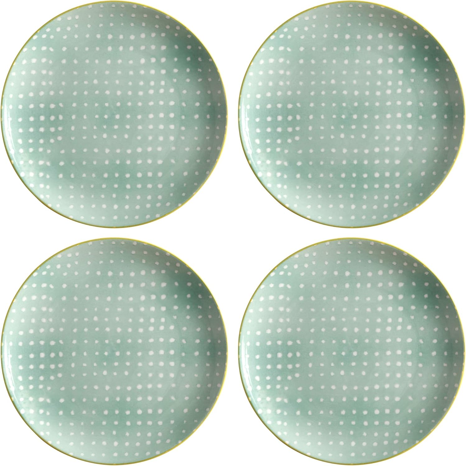 Maxwell & Williams Laguna Crystal Cove Green Side Plates, Porcelain, 20 ...