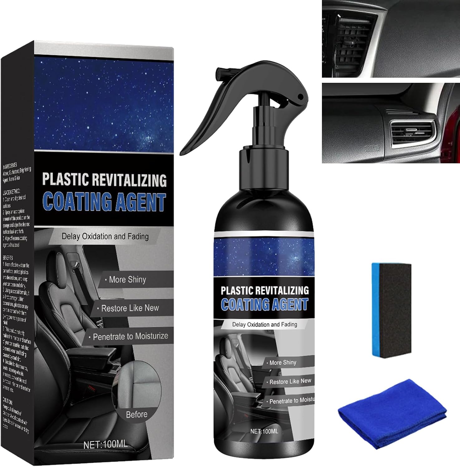 Car Leather Refinishing Spray,Car Leather Refresh Spray,Car Dashboard ...