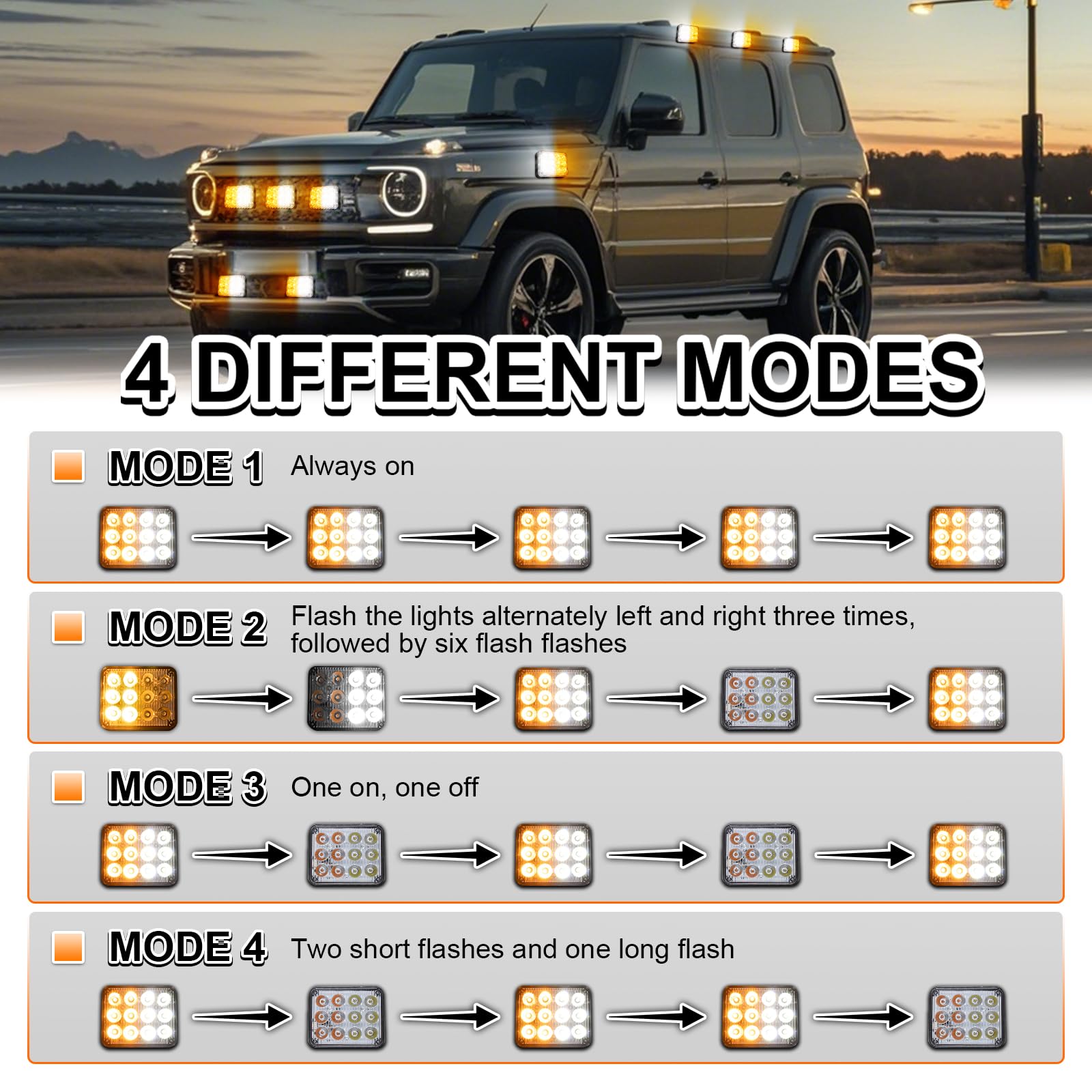 Snapklik.com : 2PCS Wireless Trailer Lights, Battery Operated LED ...