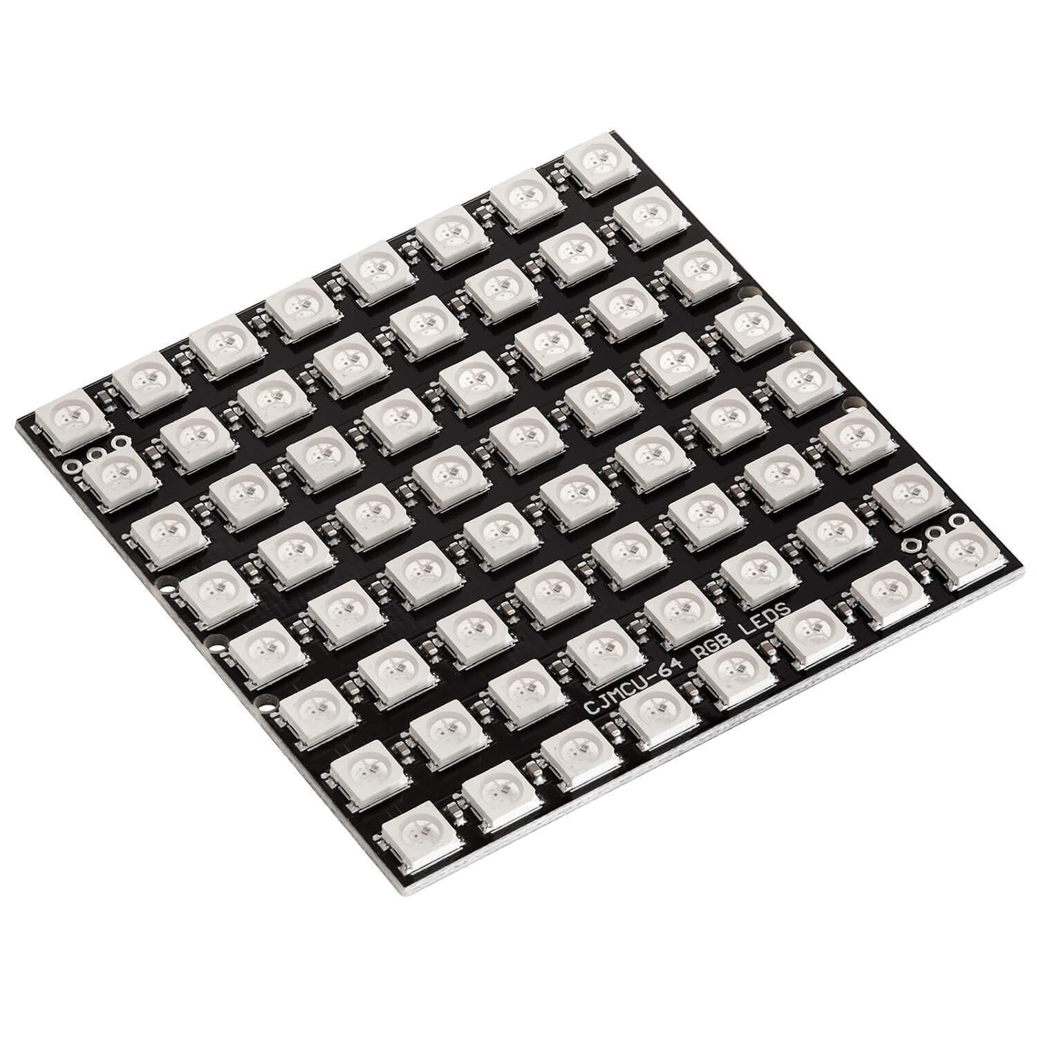 AZDelivery U-64 LED Matrix Panel WS2812B 8 x 8 Module compatible with ...