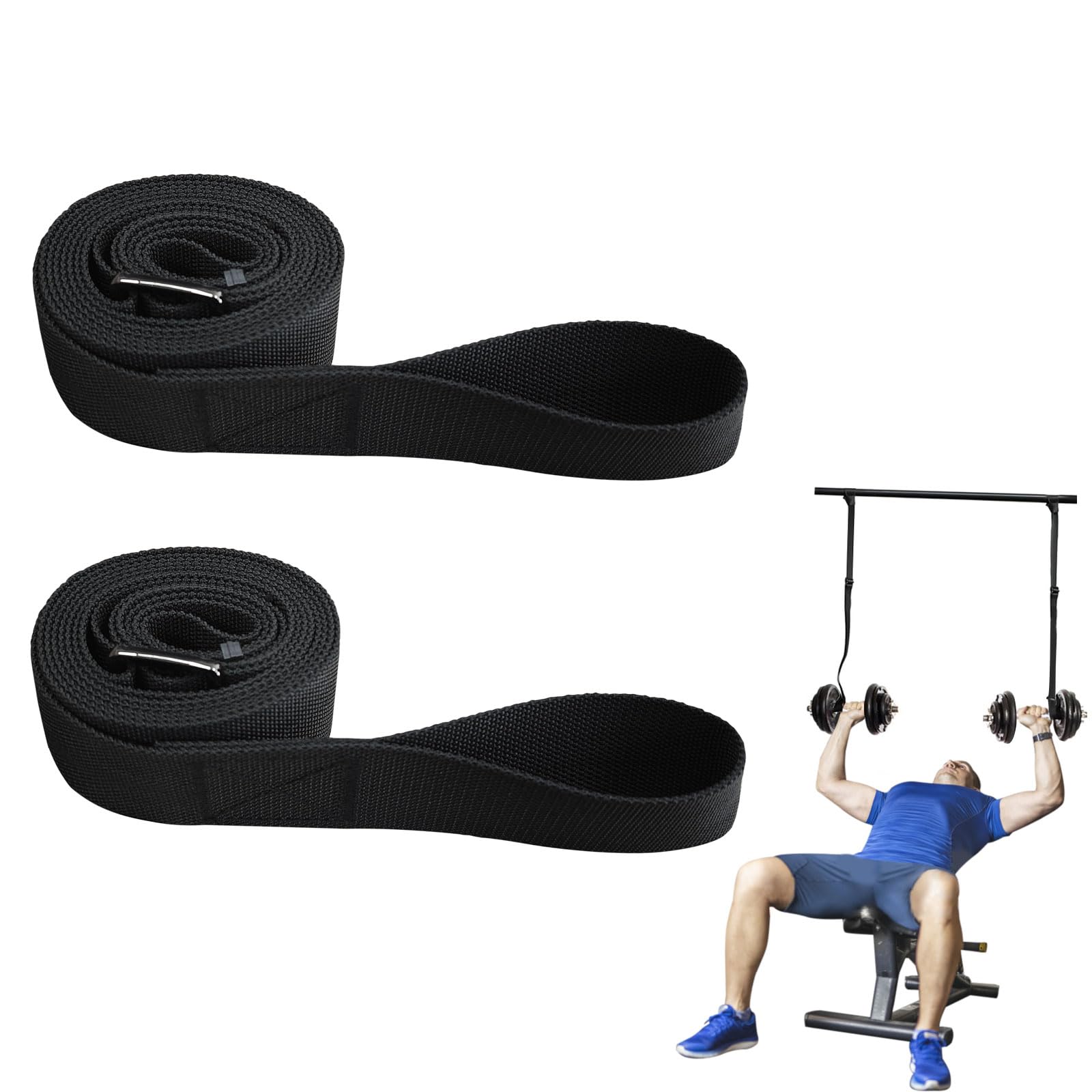 Snapklik.com : Dumbbell Spotter Straps For Shoulder & Chest Bench Press ...