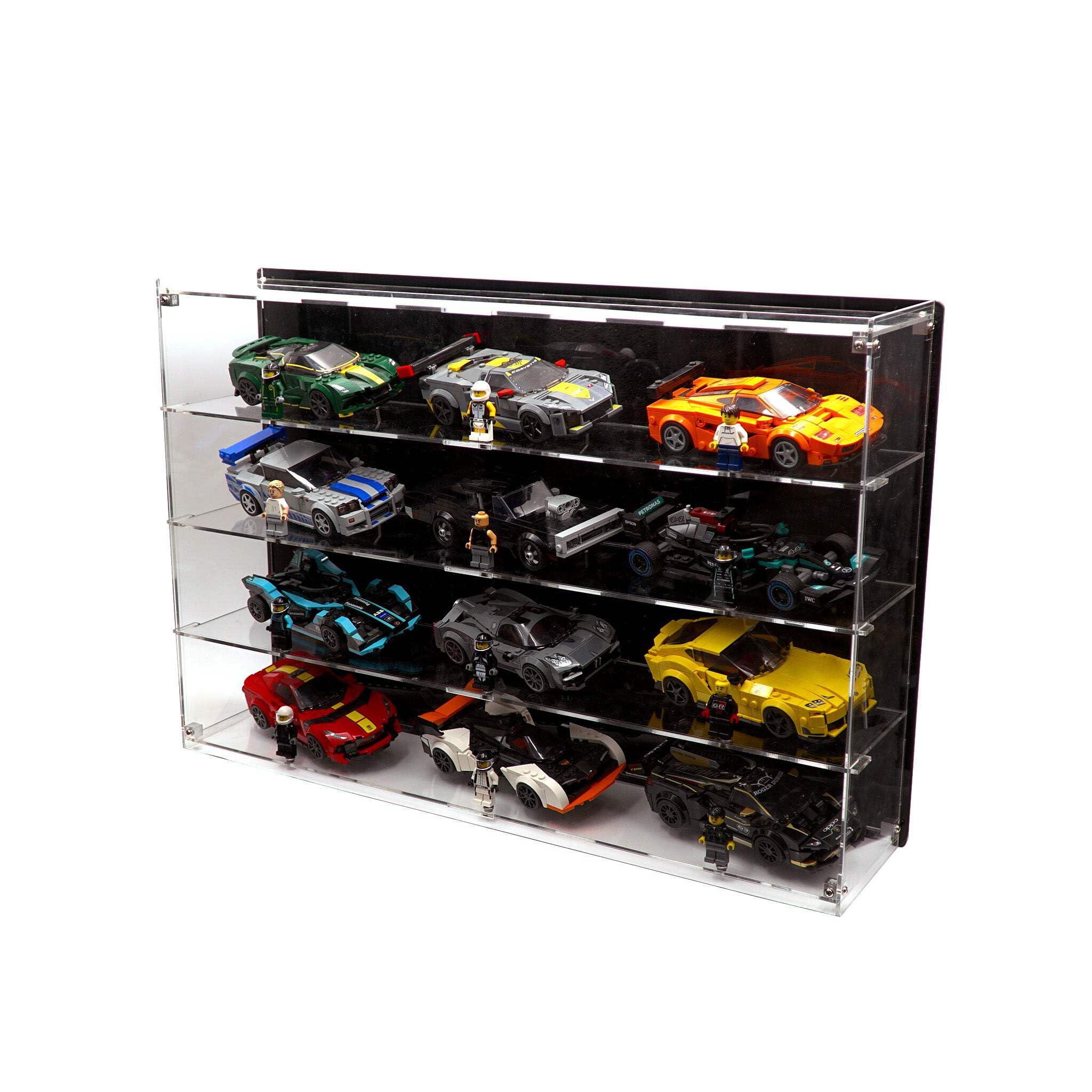 Amazon.com: Brickcessories Wall-Mount Display Case for 12 Lego Speed ...