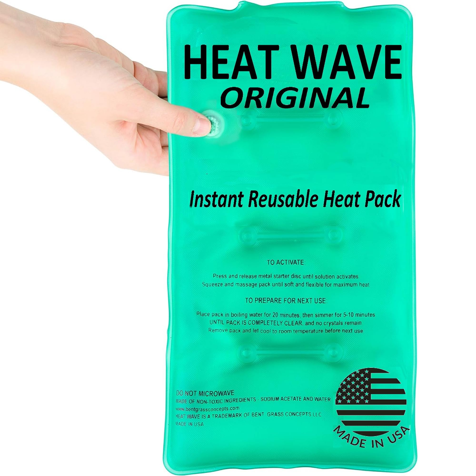 Amazon.com: Heat Wave Instant Heat Packs Medium (5x9”), Medical Grade ...