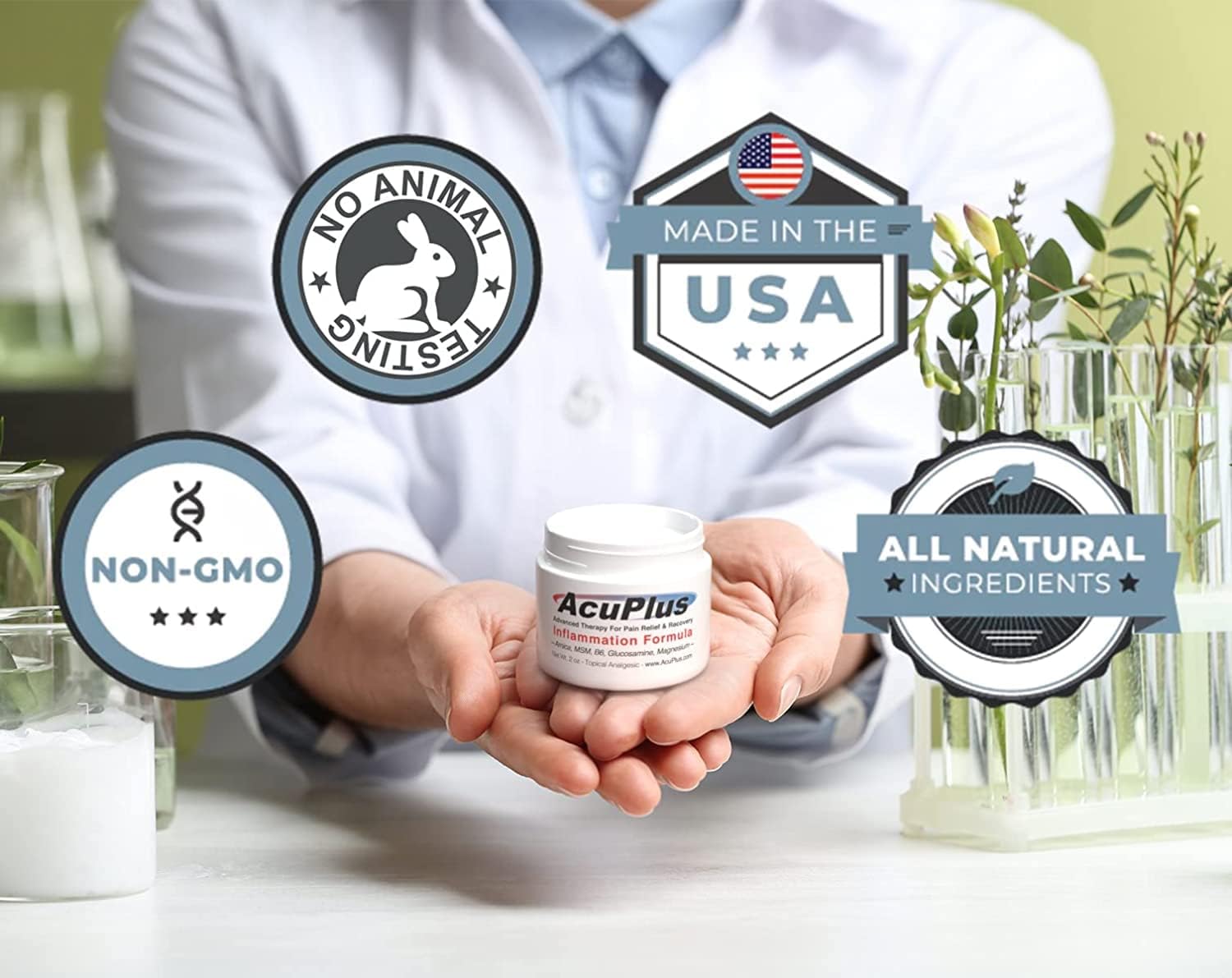 Buy AcuPlus Pain Relief Cream - Advanced Therapy for Relief and ...