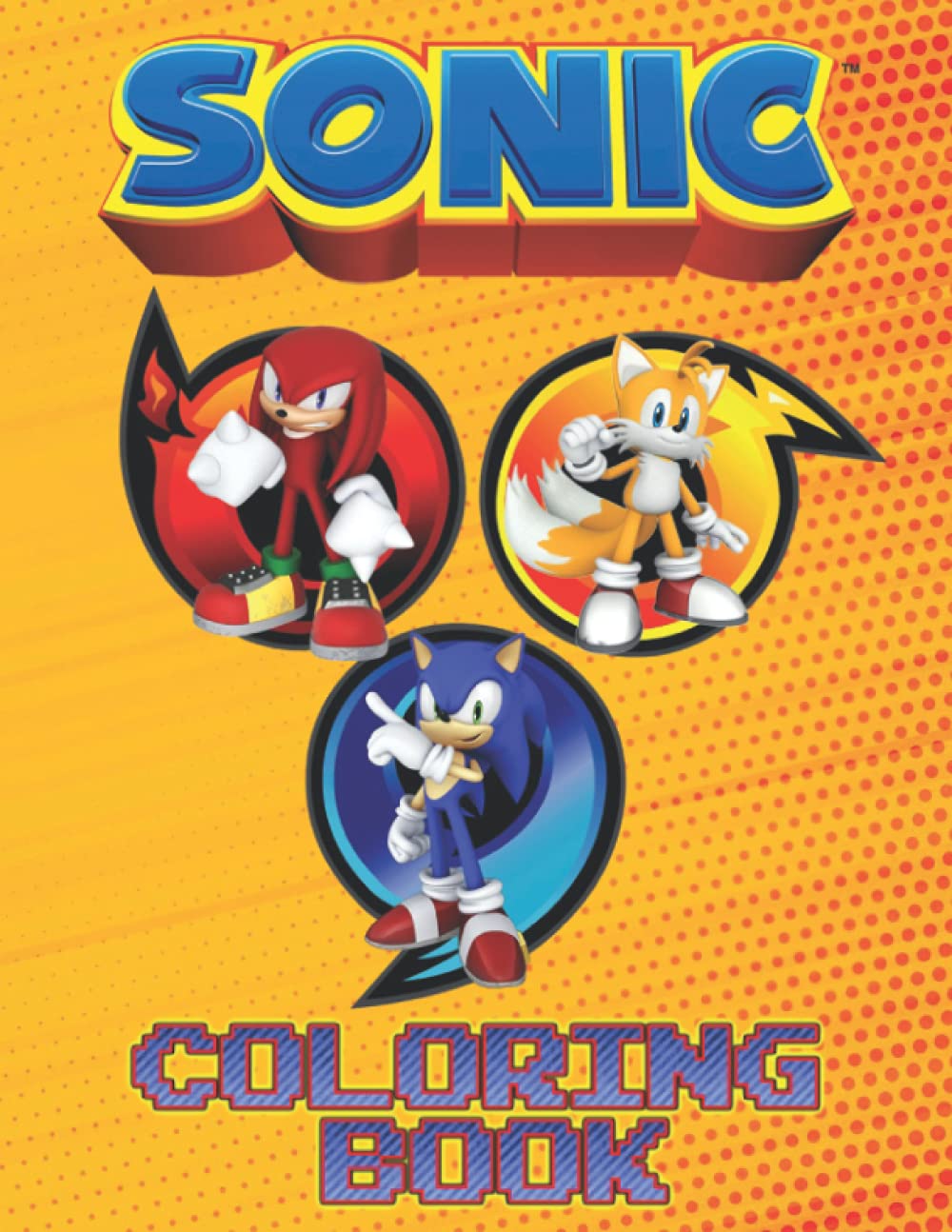 Buy Sonic The Hedgehog Coloring Book: Sonic Coloring Book With ...