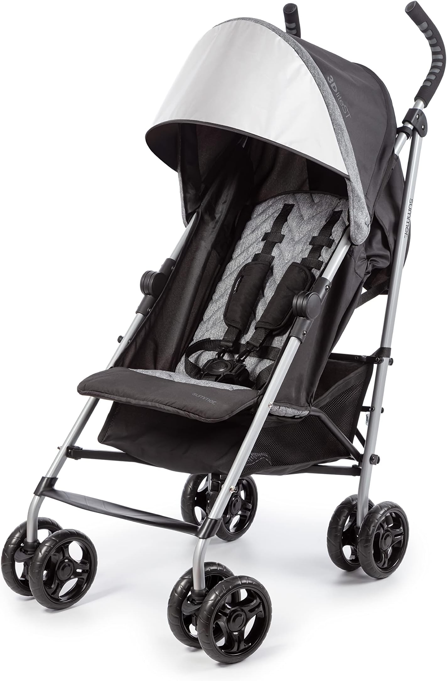 Amazon.com: Summer Infant 3Dlite Convenience Stroller, Black ...
