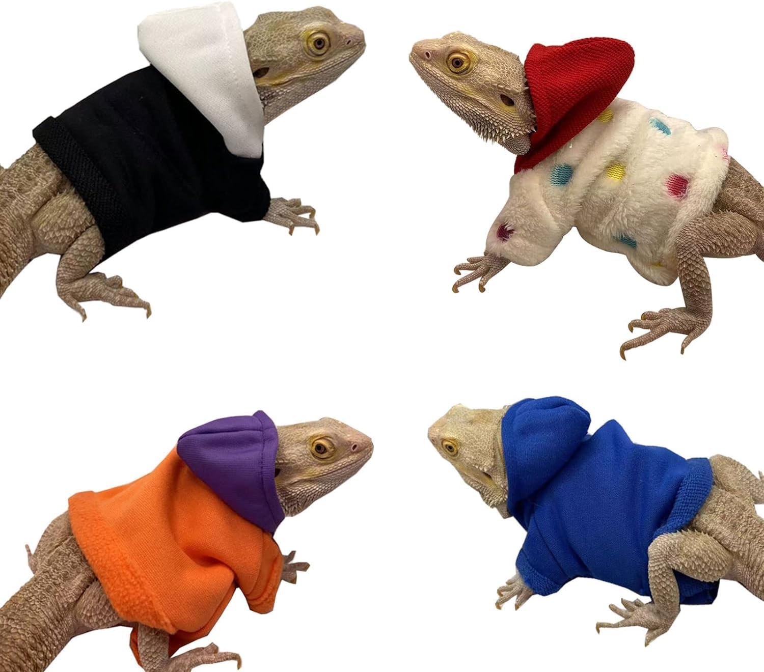 Amazon.com : Lizards Clothes for Bearded Dragon - Handmade Cotton ...