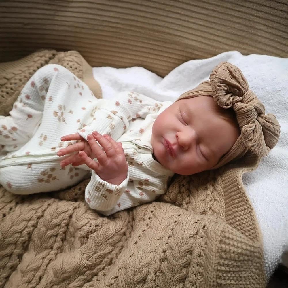 Amazon.com: iCradle Reborn Baby Dolls Silicone Full Body Sleeping Girl ...