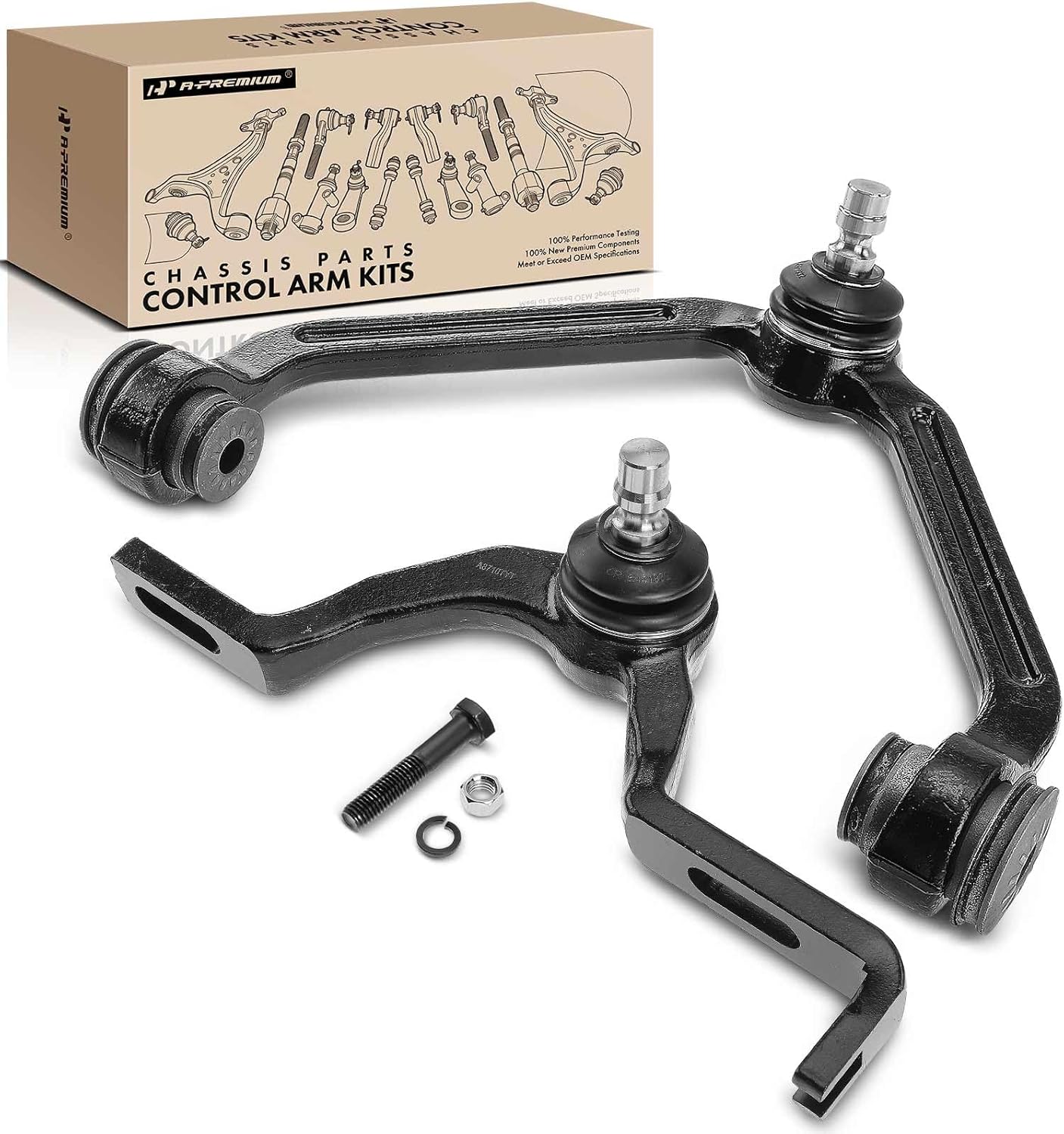 Amazon.com: A-Premium 2 x Front Upper Control Arm, with Ball Joint ...