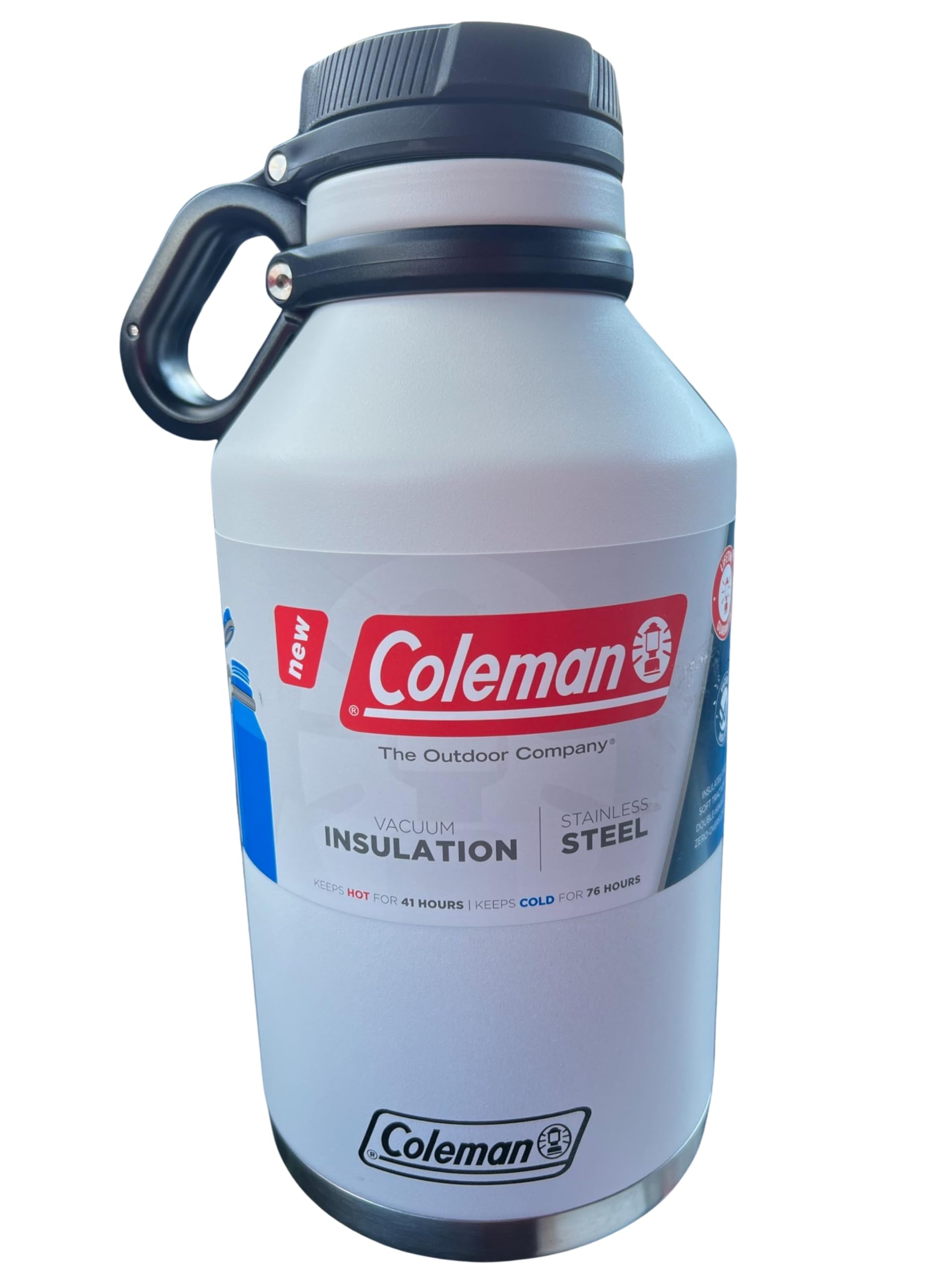 Amazon.com: Coleman 64oz. Stainless Steel Insulated Growler, Cloud ...