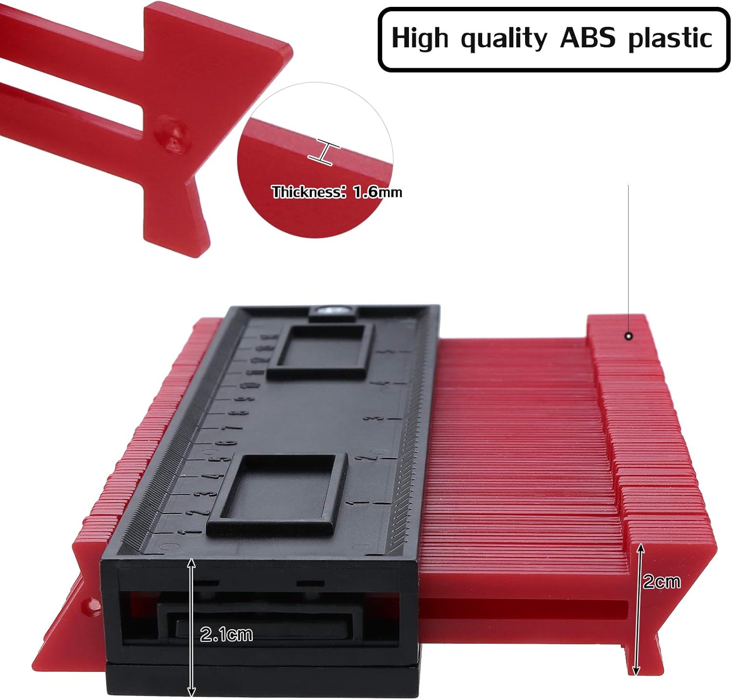 Pack of 3 Contour Gauge, Contour Meter, Irregular Contour Duplicator ...