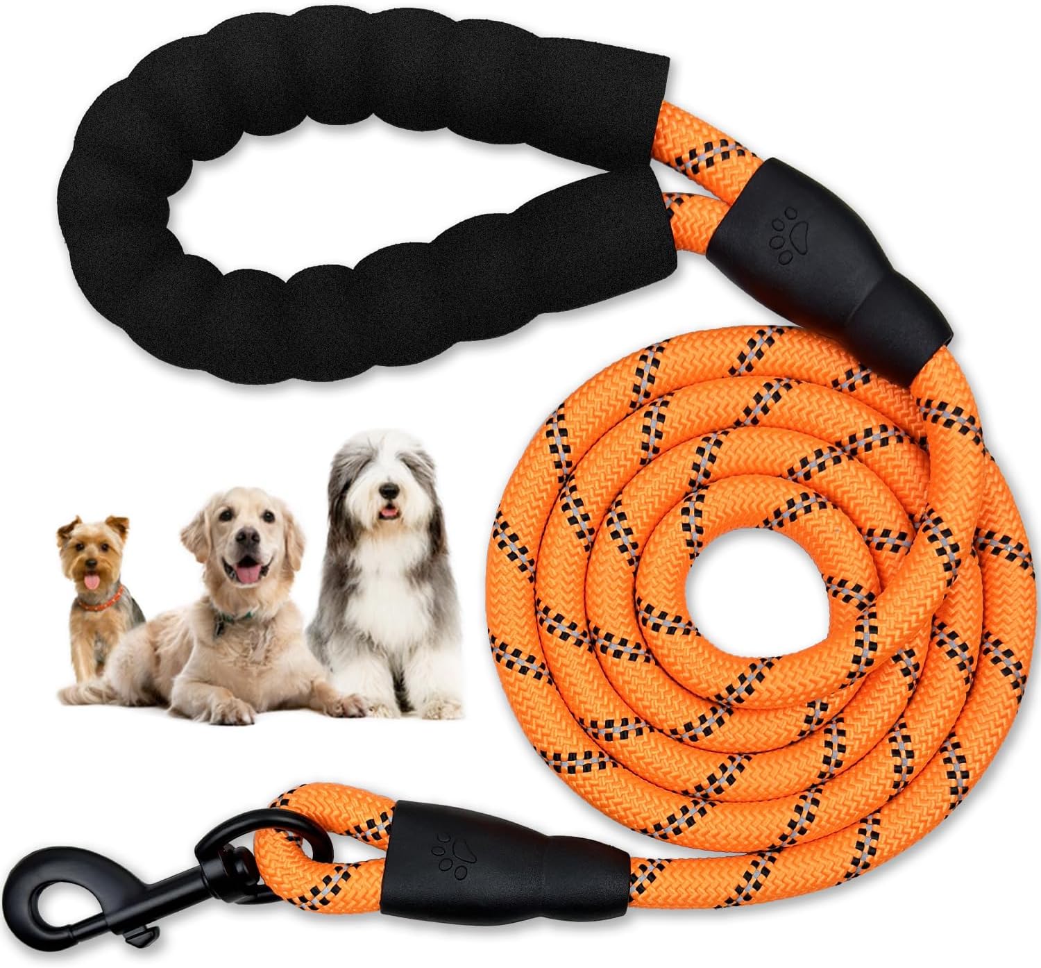 MESVIER Correa para Perro, 1.5 Metros Correa para Perro Nylon con ...