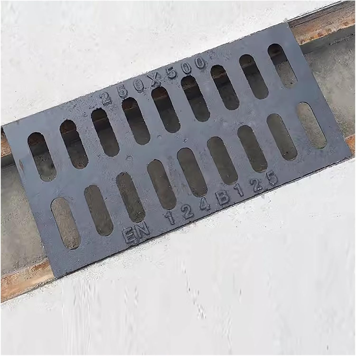 Heavy Duty Cast Iron Drain Grate - Durable Black Floor Catch Basin ...