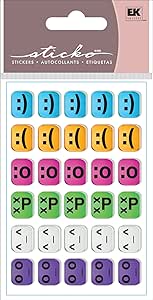 Amazon.com: EK Success Sticko Stickers, Emoticons : Arts, Crafts & Sewing