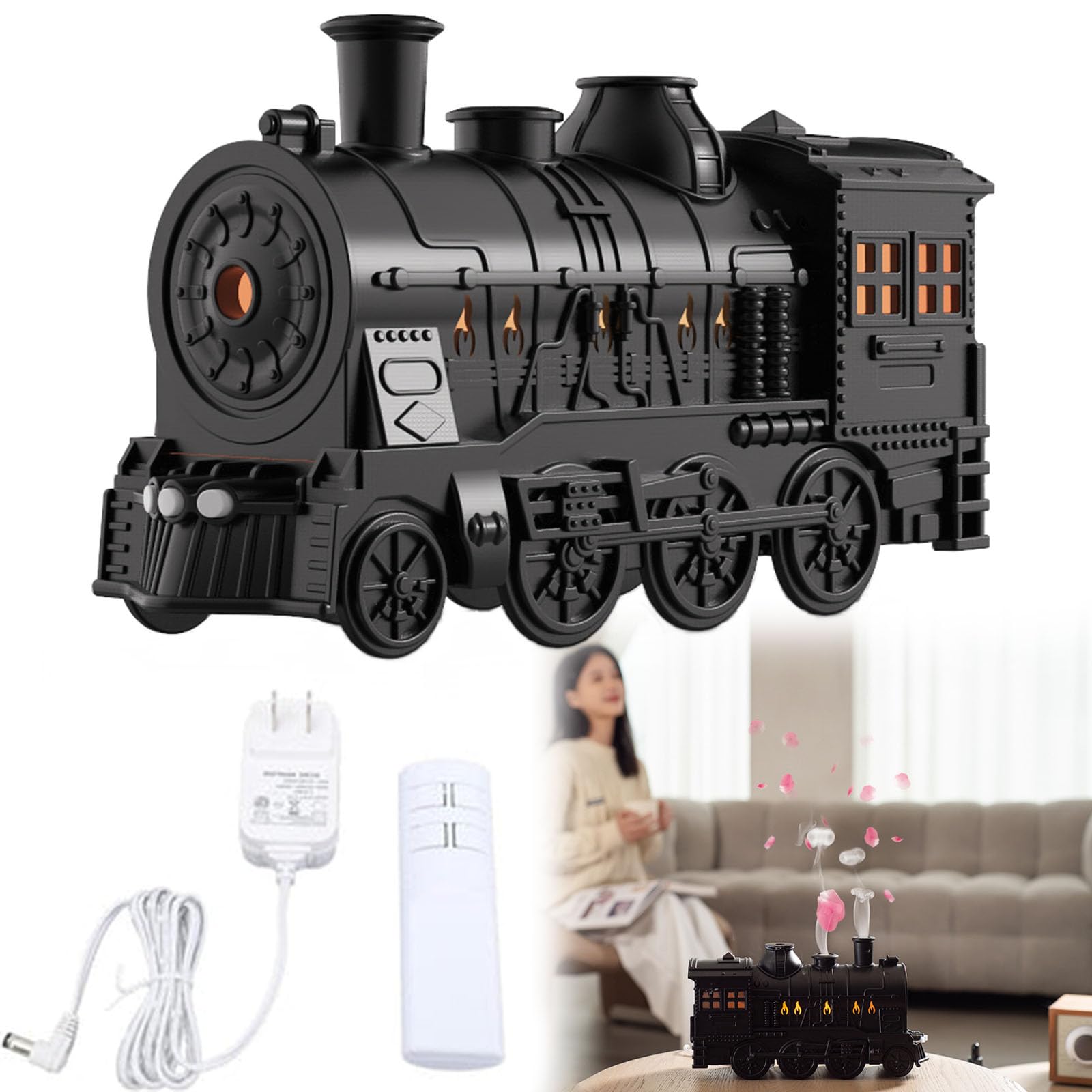 Amazon.com: Locomotive Humidifier, Train Humidifier, Train Aromatherapy ...