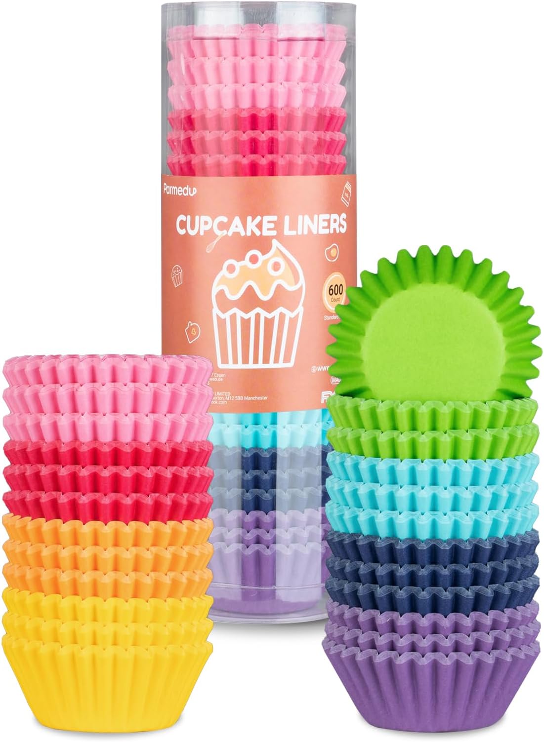 Amazon.com: Wilton 100 Count Mini Starburst Baking Cups, Assorted: Home ...