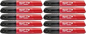 Milwaukee INKZALL Black Medium Chisel Acrylic Permanent Marker (1 Per ...