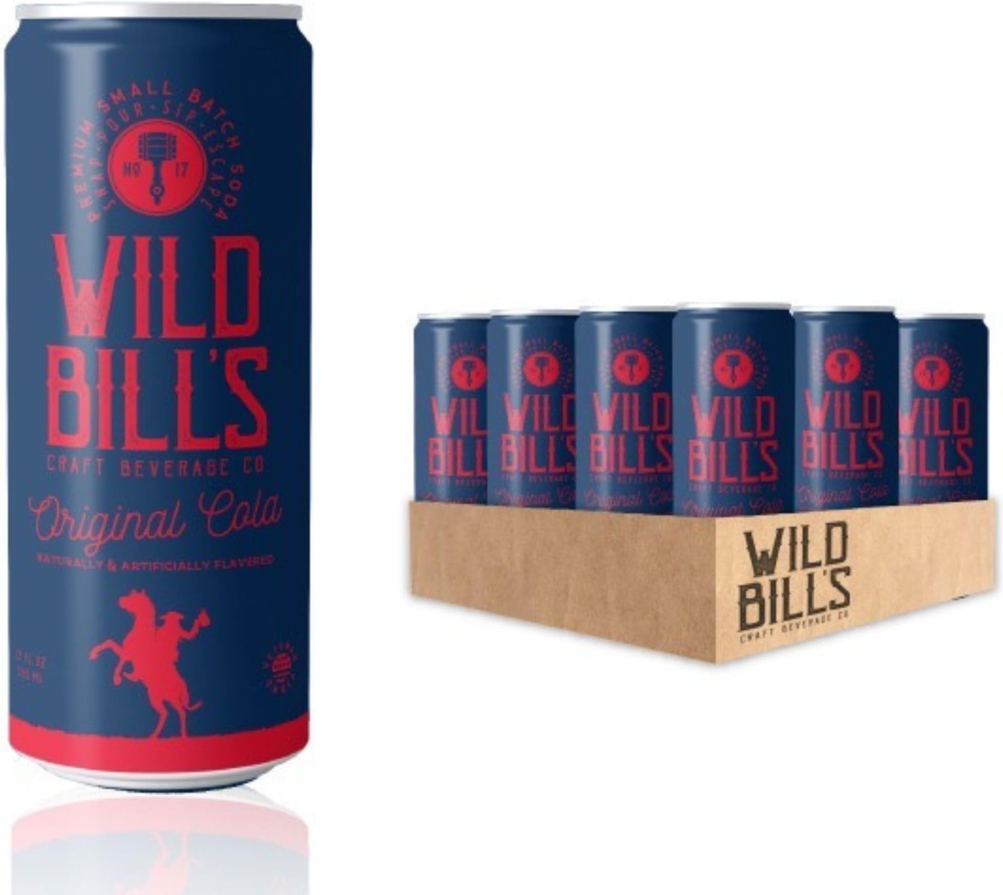 Amazon.com : Wild Bill's Original Cola Soda Classic Craft Soda Pop Soft ...