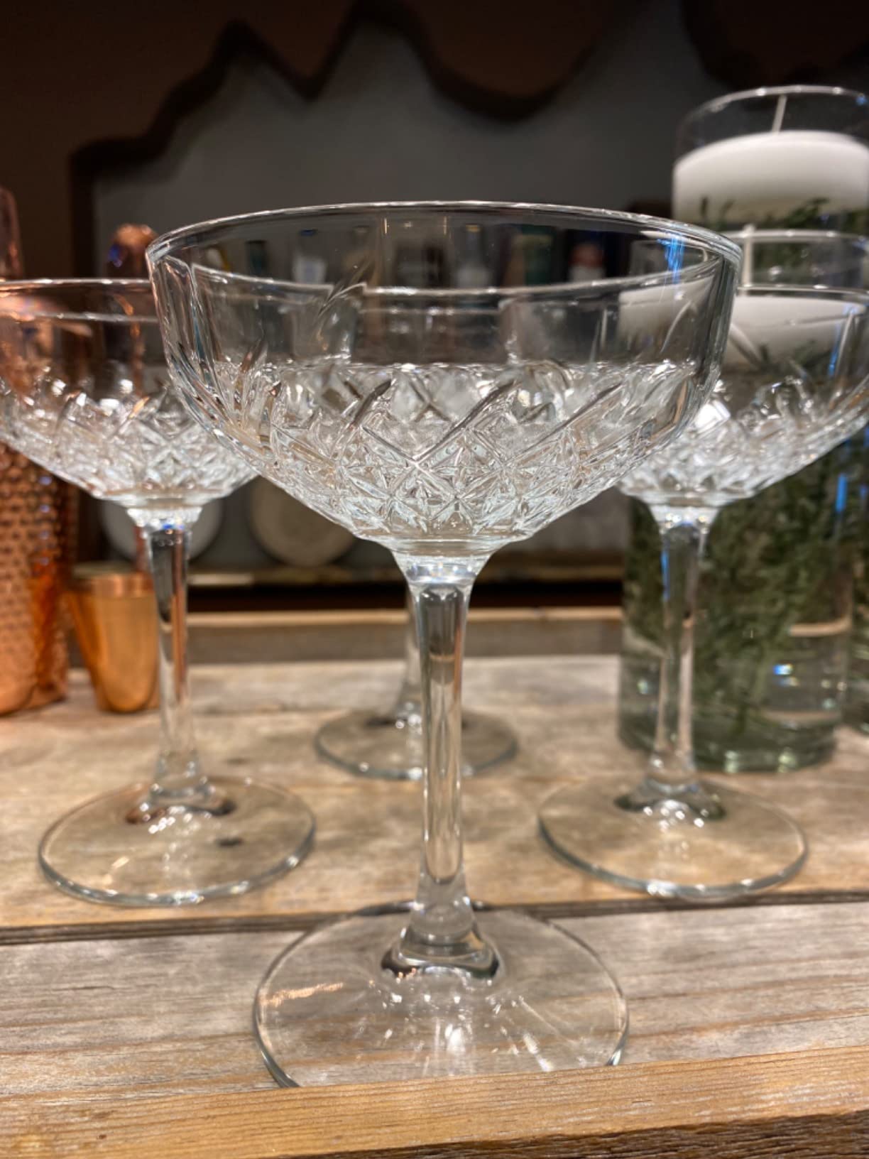 $7/mo - Finance Pasabahce Coupe Cocktail Glasses Set Of 4 - Exclusive ...