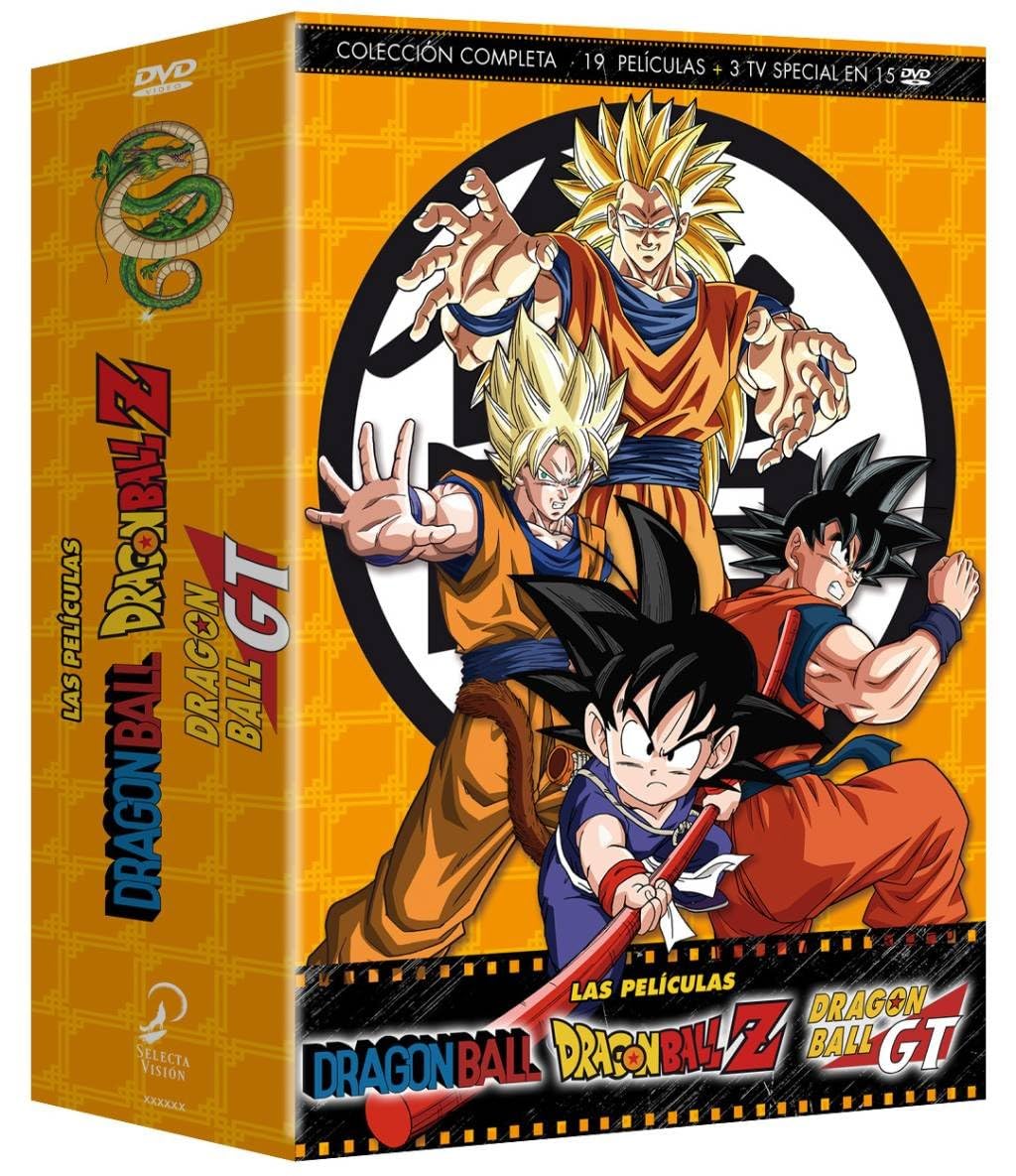 Amazon.com: Dragon Ball & Dragon Ball Z Movie Full Collection DVD Box ...