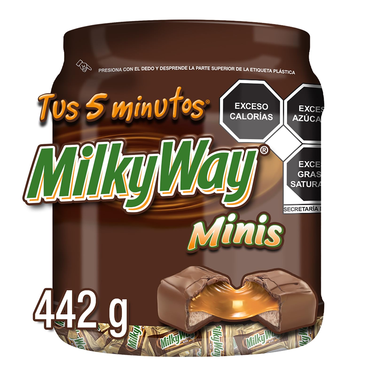 Milky Way chocolate mini 52 piezas, 442g : Amazon.com.mx: Alimentos y ...
