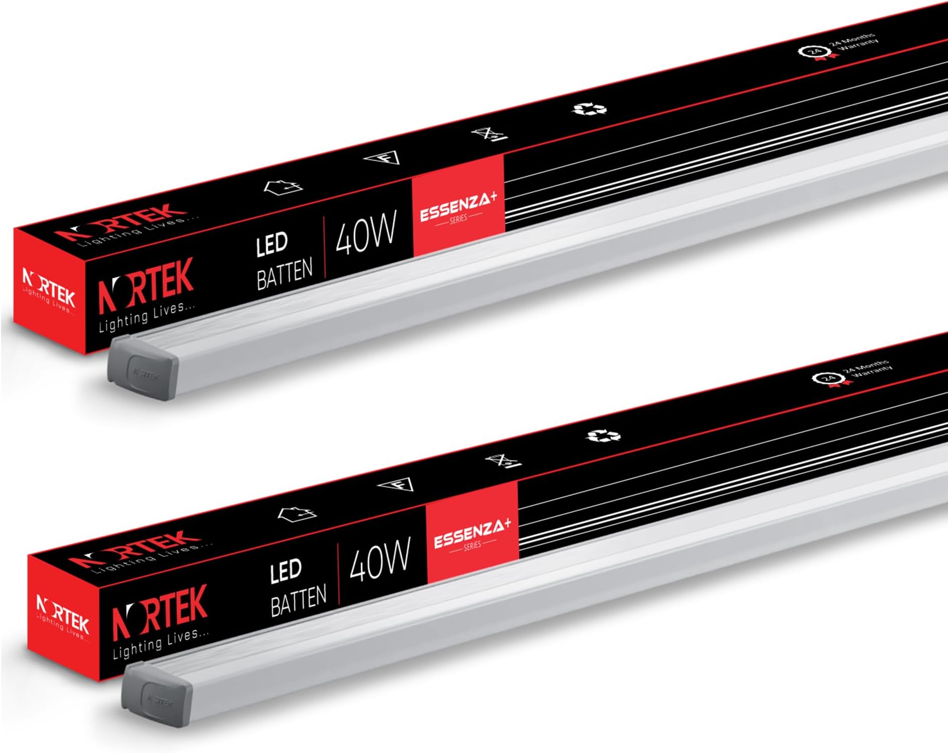 Halonix 36-watt LED Batten/Tubelight | lotus 4-ft LED Batten for Living ...