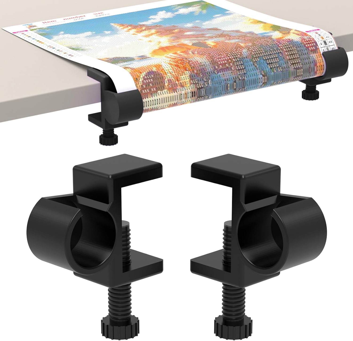 Amazon.com: GFYYBKJ Diamond Painting Canvas Table Clamp Set, Diamond ...