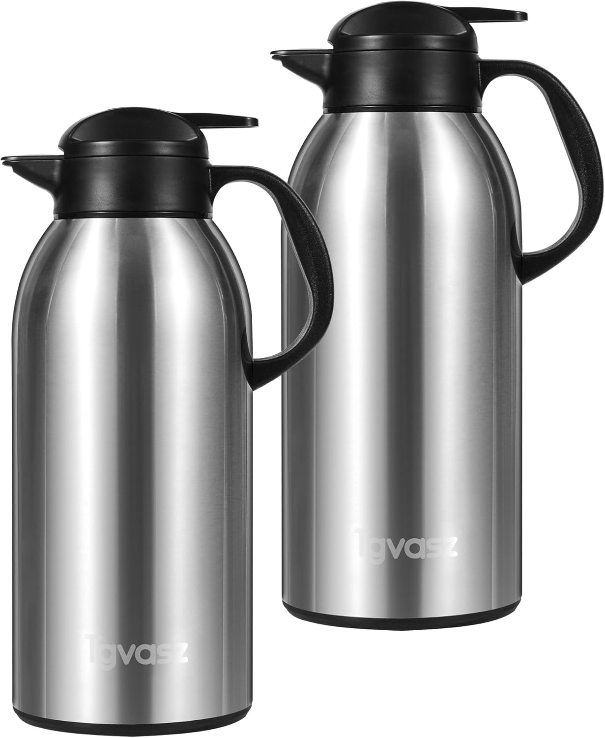 Amazon.com: 2 PCS Large and Heavy Thermal Coffee Carafe 102 oz,Fullness ...