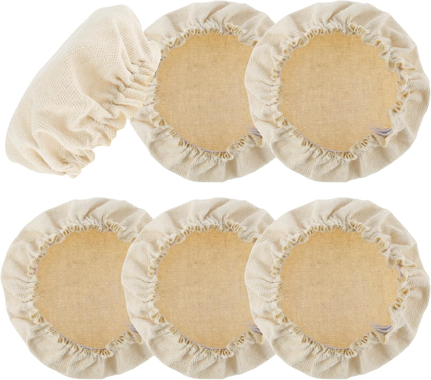 Amazon.com: 6 Pack Sourdough Starter Jar Cloth Covers,Cotton Linen ...