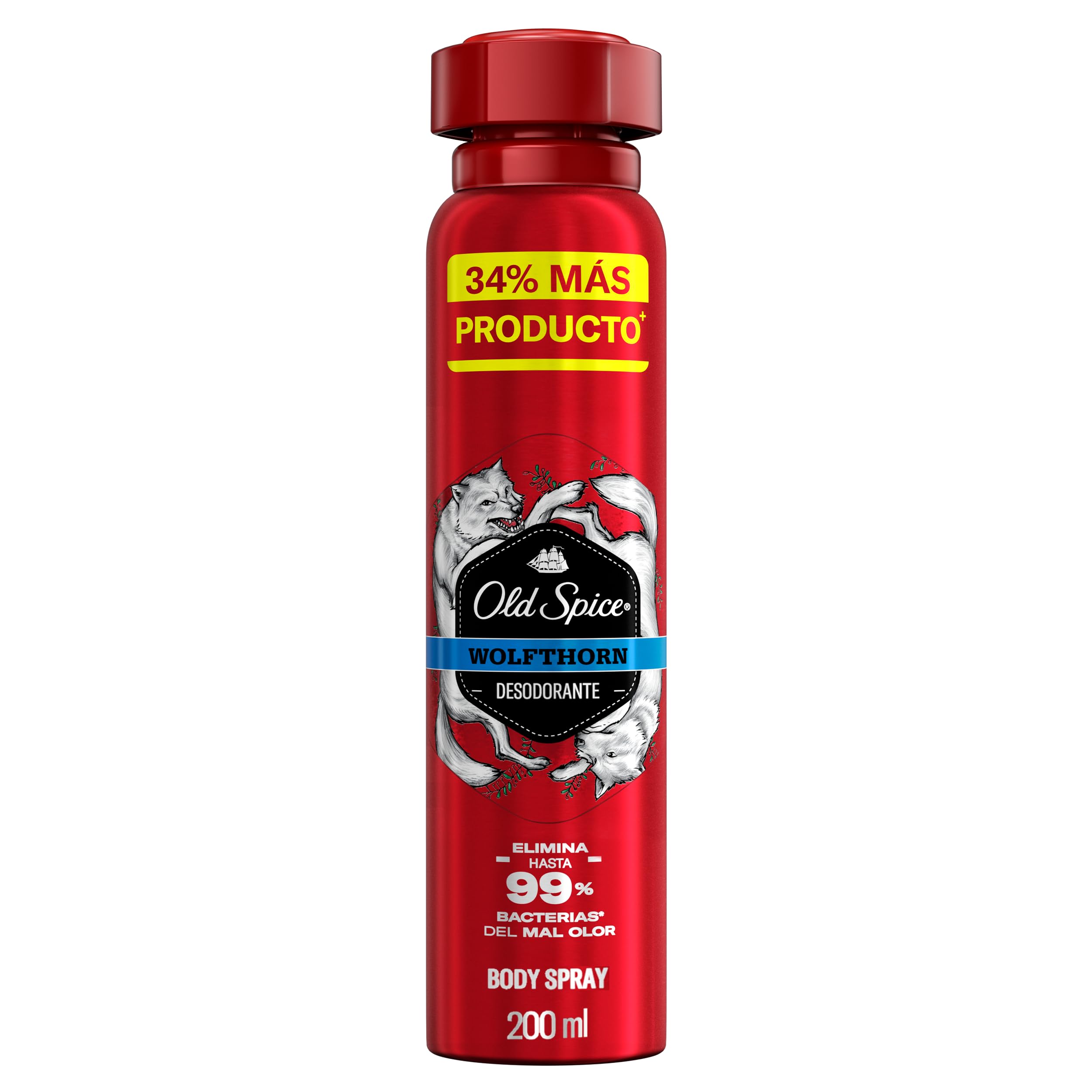Old Spice Wolfthorn Desodorante Body Spray 129 g / 200 ml : Amazon.com ...