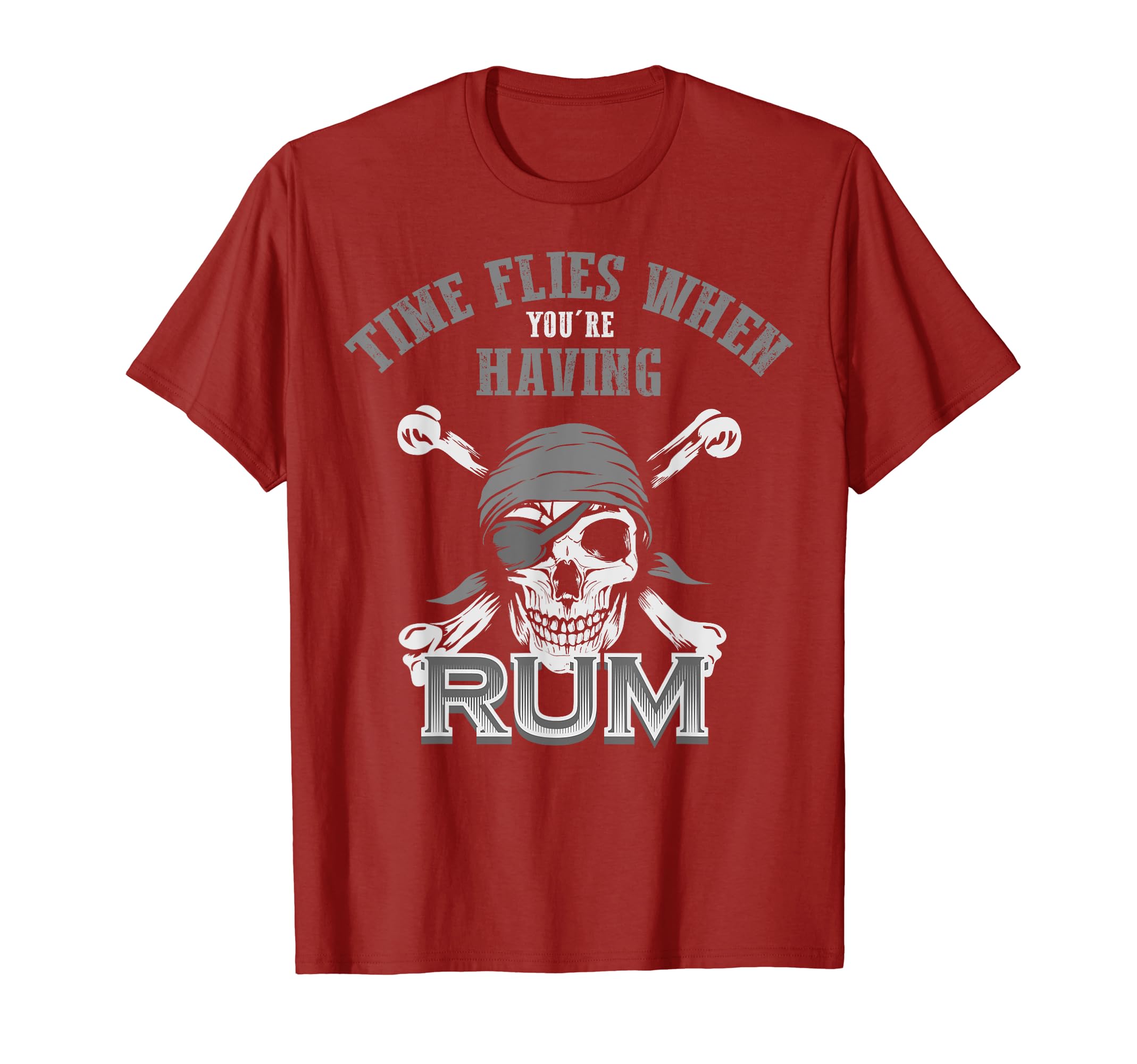 Amazon.com: Time Flies When You're Having Rum Shirt | Rum Drinkers Gift ...