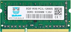 8GB 1Rx8 PC3L-12800S RAM,8 GB DDR3L 1600 Sodimm Memory, 1.35V 1RX8 PC3 ...