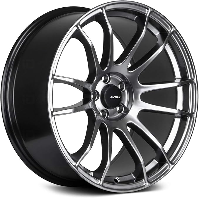 Amazon.com: AVID.1 AV-20 Hyperblack 17x8 Custom Wheel – 5x4.5 Bolt ...