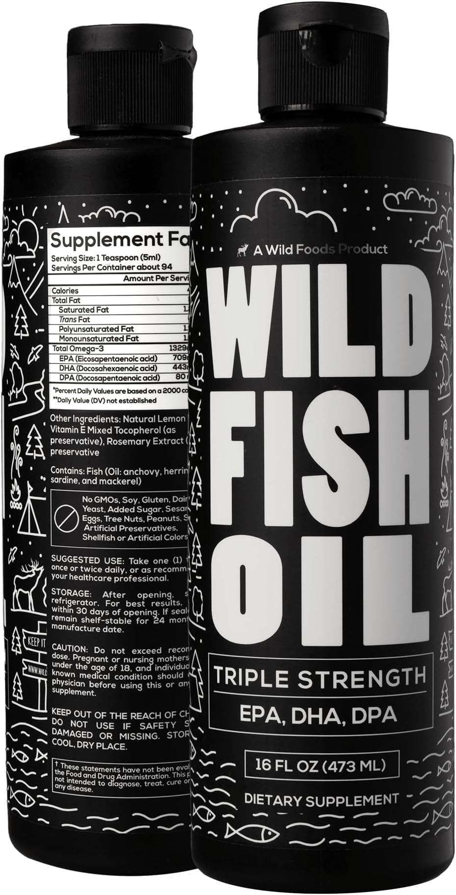 Amazon.com: Omega 3 Fish Oil Wild Caught Cod Liver from Iceland with ...