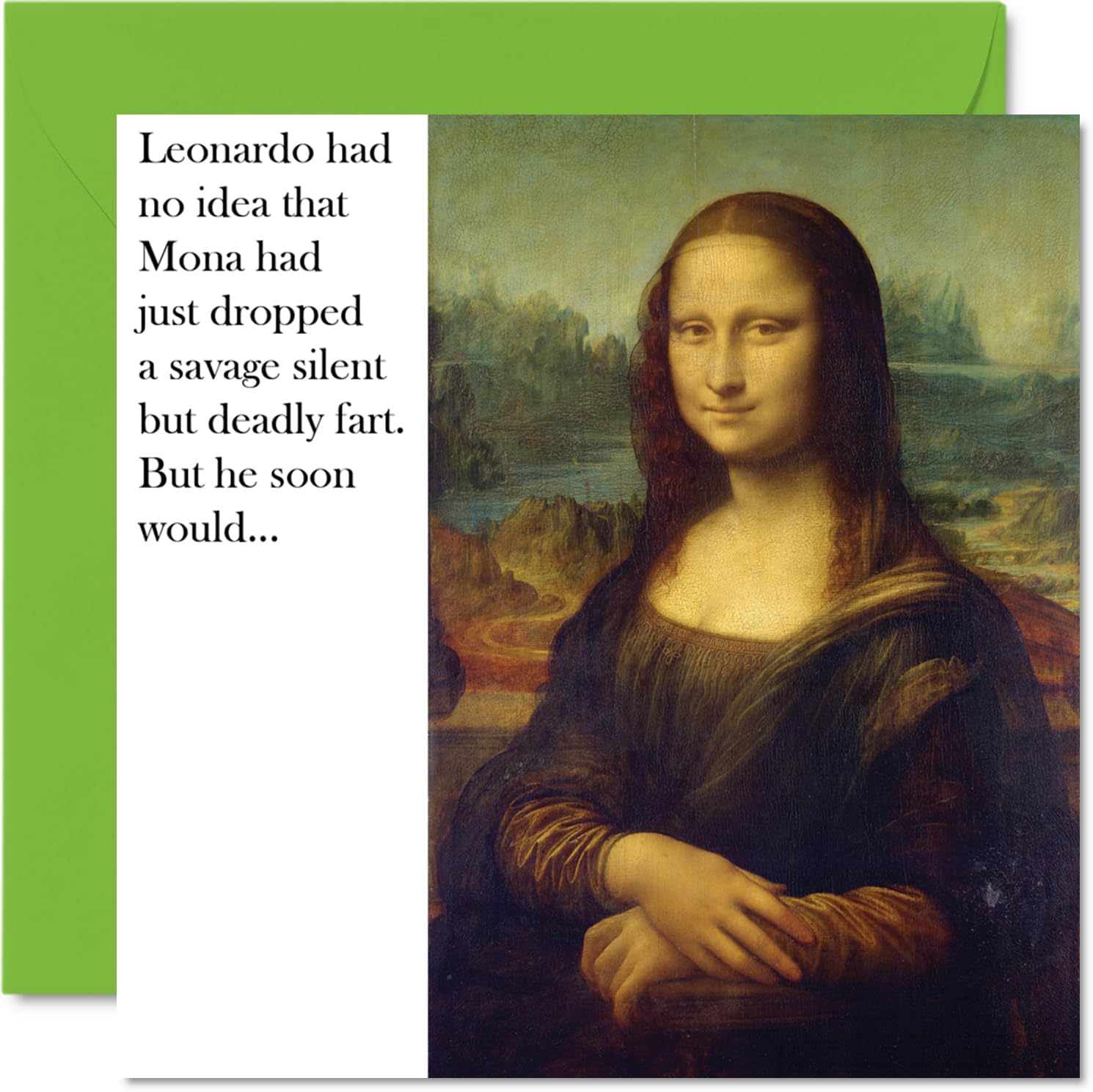 Funny Birthday Cards for Women Men - Thug Mona - Happy Birthday Card ...