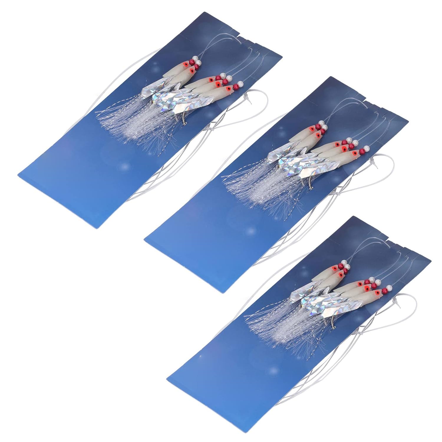 Luminous Fishing Hook, Fishing Line and Hook Set Luminous Lure 3 Groups ...