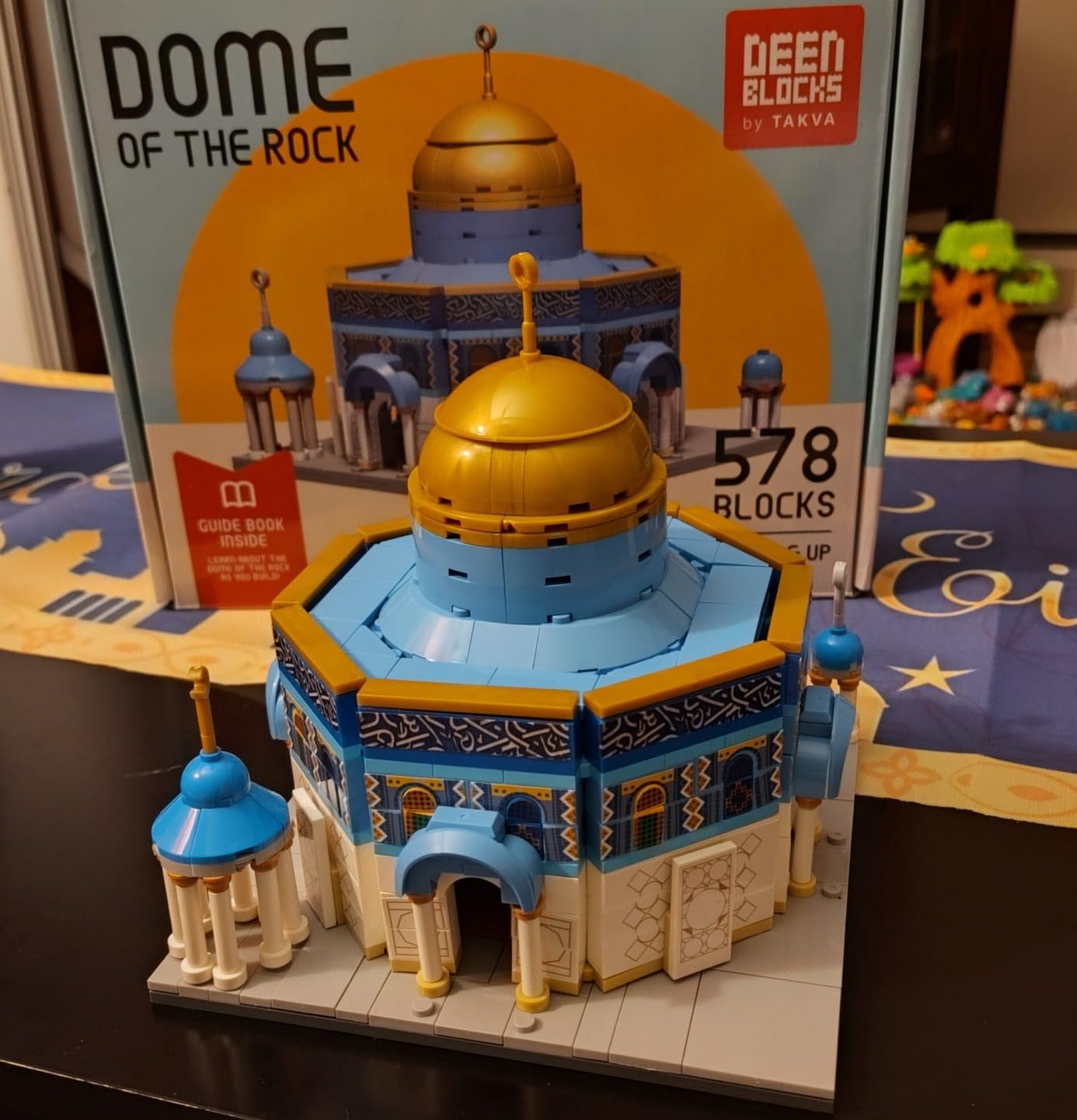 Amazon.com: TAKVA DEENBLOCKS Dome of The Rock Building Muslim Blocks ...