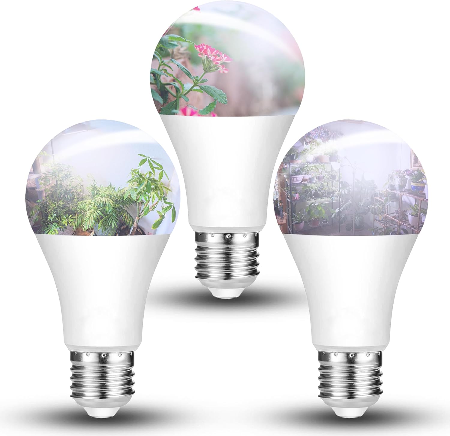 Amazon.com: LED Grow Light Bulb for Indoor Plant 9W A19 Plant Light ...