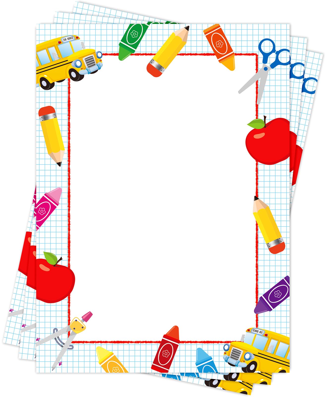 Bordes Gratuitos Para El Regreso A Clases En Papel Decoraciones De