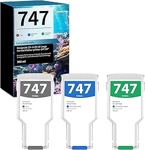 Amazon.com: 747 Designjet Ink Cartridge Replacement for HP 747 300-ml ...