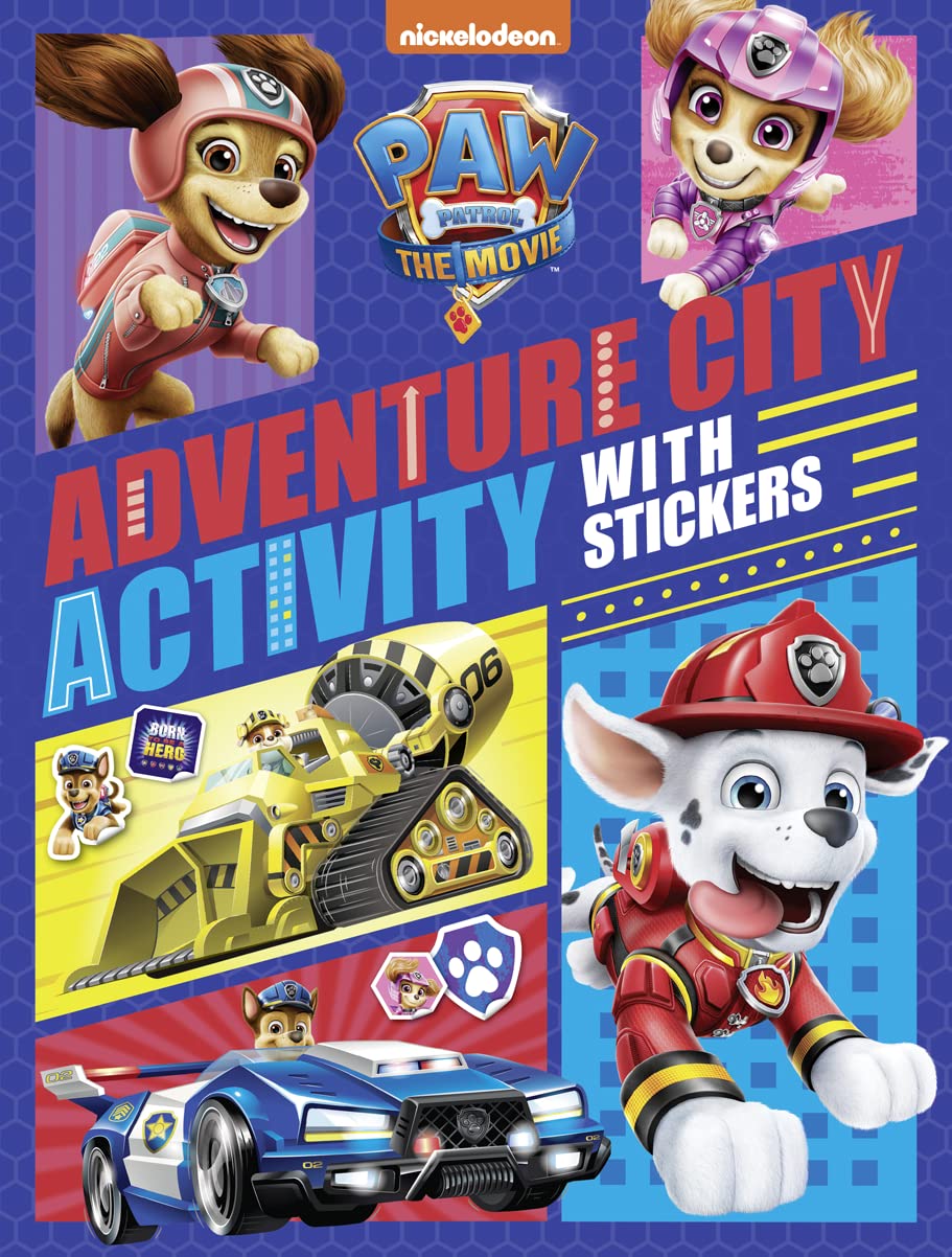 Paw Patrol Movie Sticker Book: The official illustrated sticker book of ...