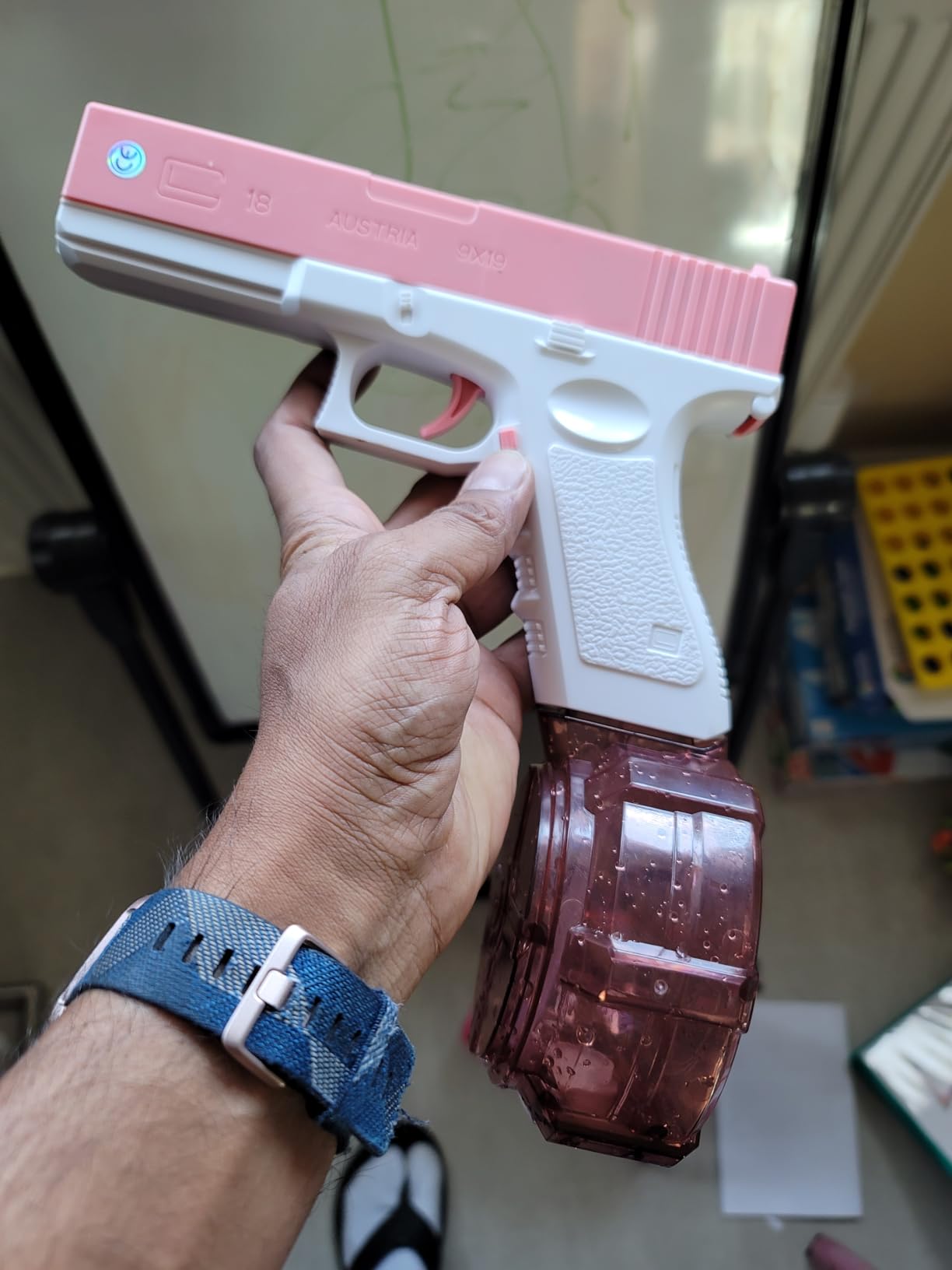 2PCS Electric Water Pistol Guns for Adults & Kids, Up to 32 FT Range ...
