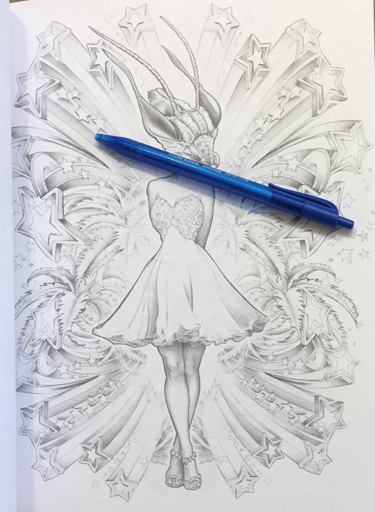 Colour My SketchBook 4: GreyScale Colouring Book: Klein, Bennett ...