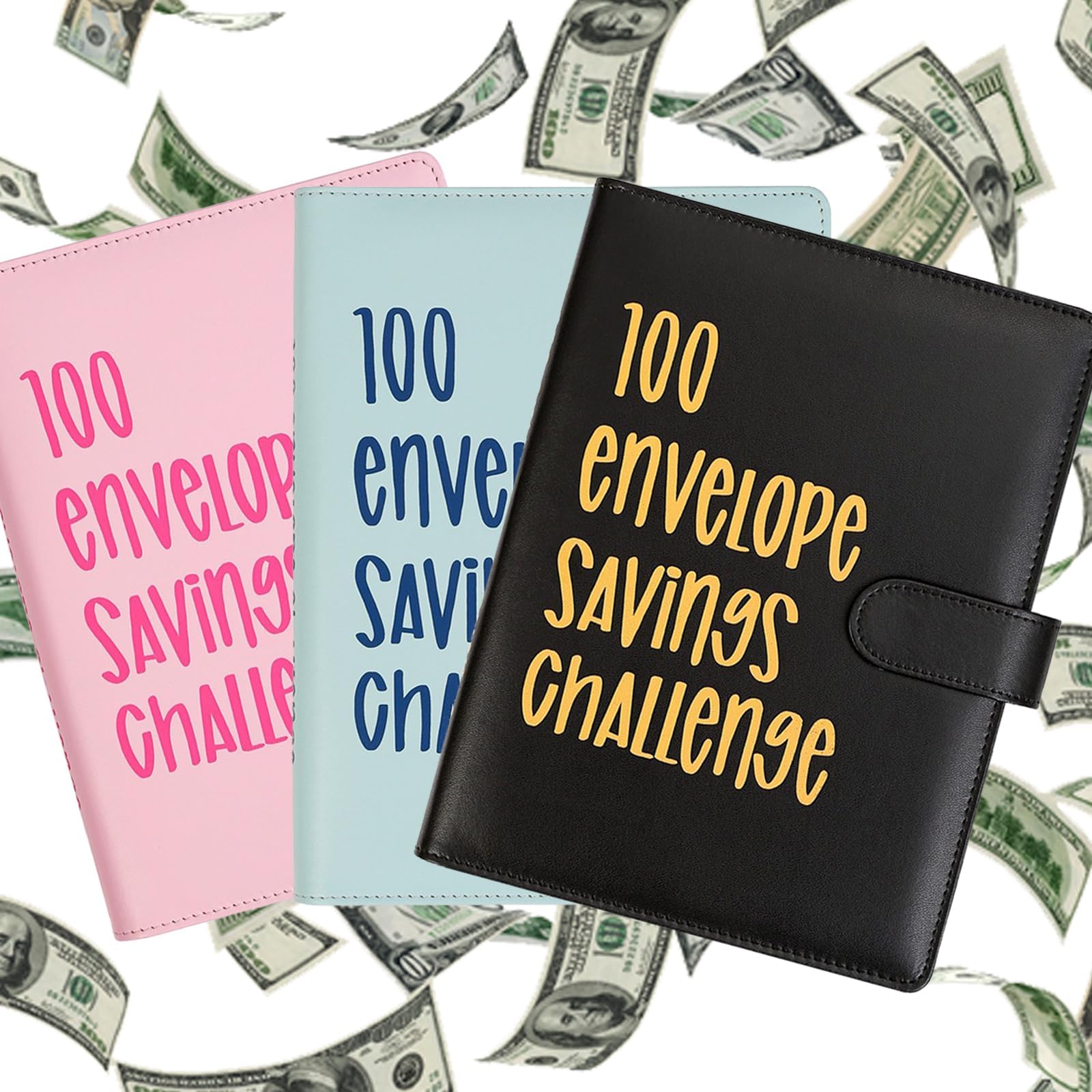 Amazon.com : LOFTPLUS 100 Envelopes Money Saving Challenge, Money ...