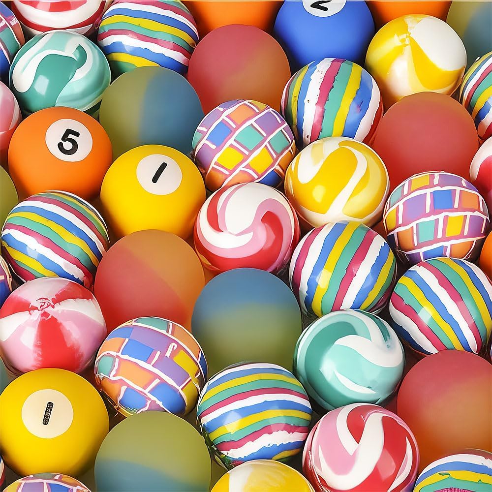 Amazon.com: Rhode Island Novelty 38MM 1.50 Inch Assorted Bouncy Balls ...