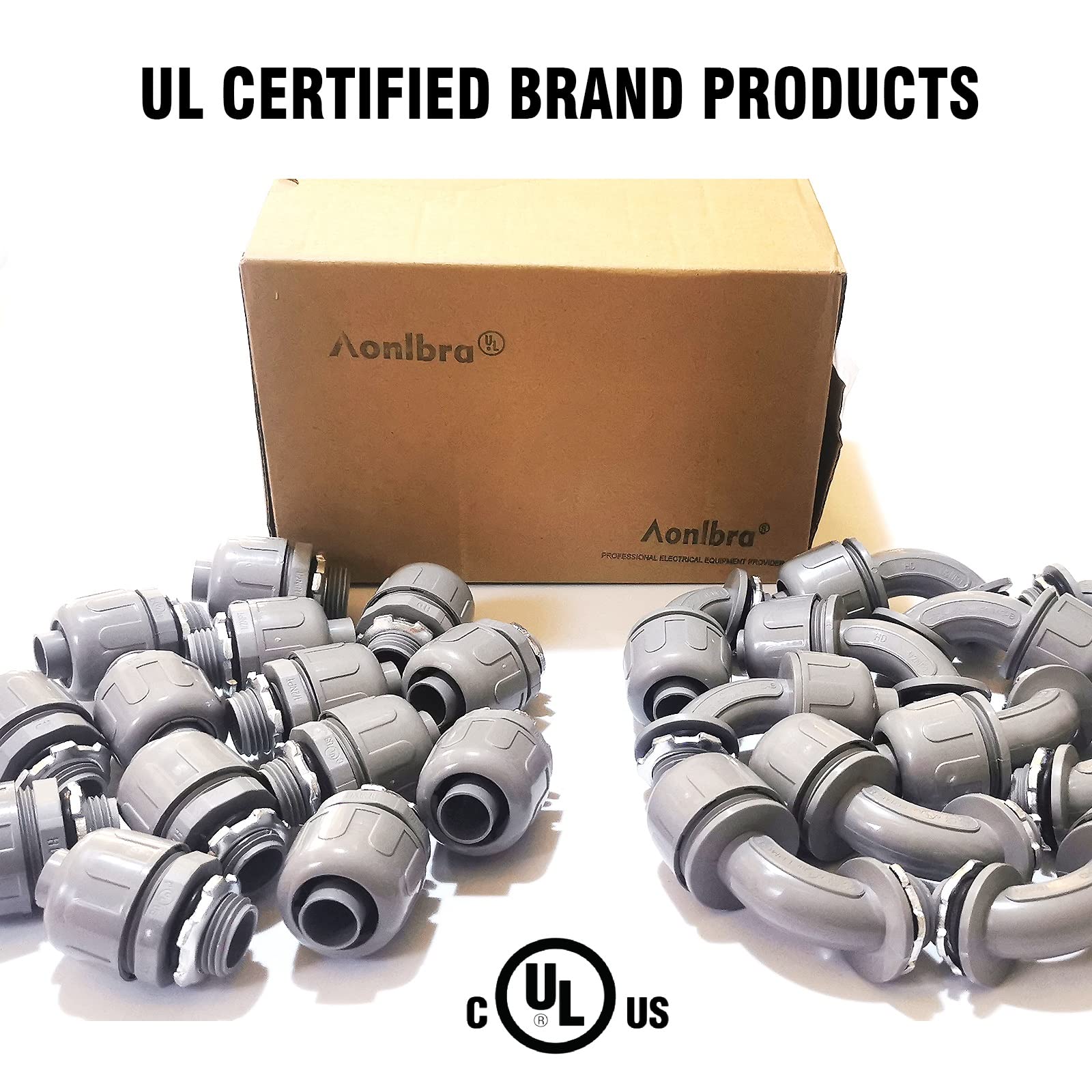 Snapklik.com : 2 Inch Liquid Tight Connector UL Listed Nonmetallic ...