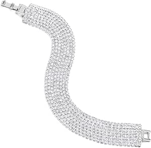 Amazon.com: COOLSTEELANDBEYOND Womens Bling Bling Shinny Crystal ...