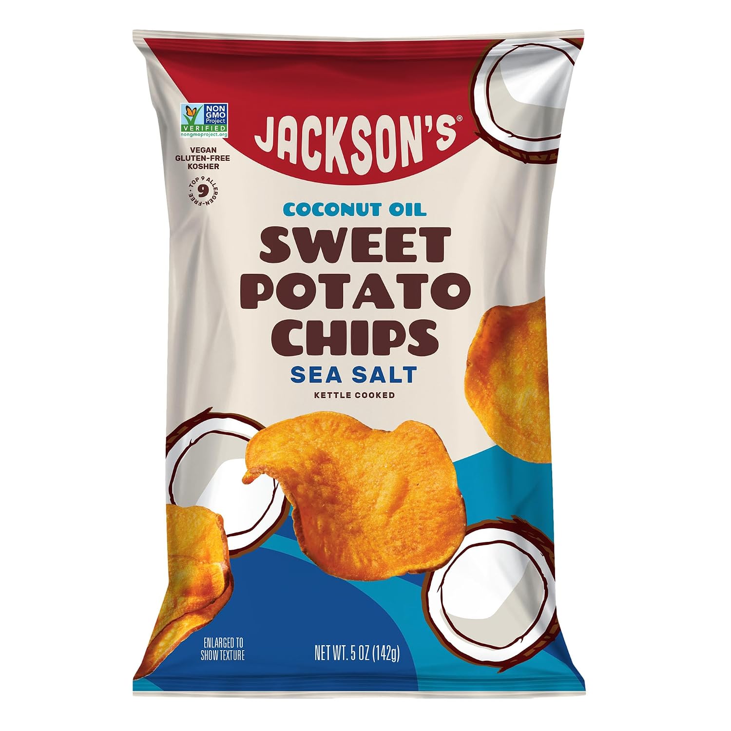 Amazon.com: Jackson’s Sweet Potato Kettle Chips with Sea Salt made with ...
