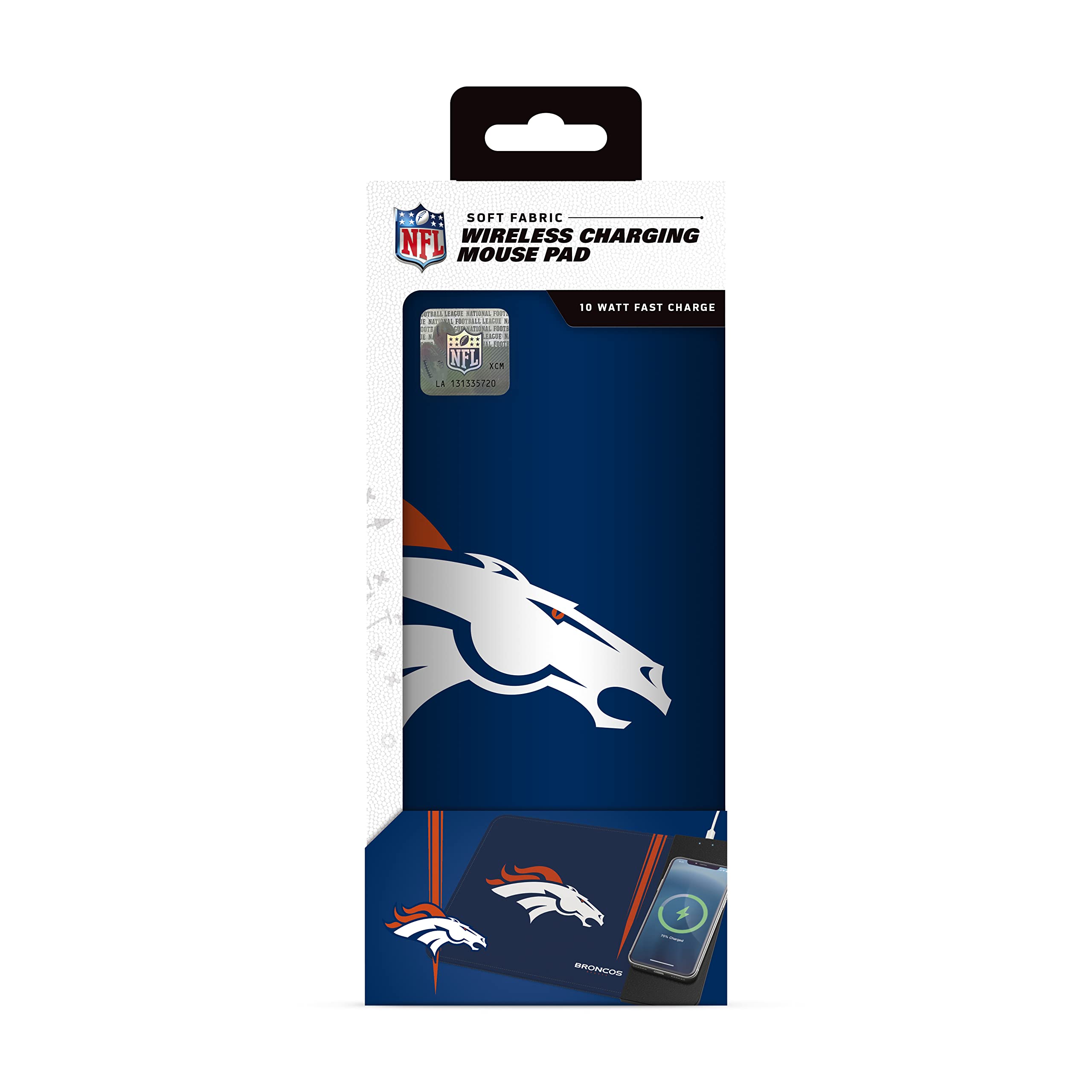 Snapklik.com : SOAR NFL Wireless Charging Mouse Pad