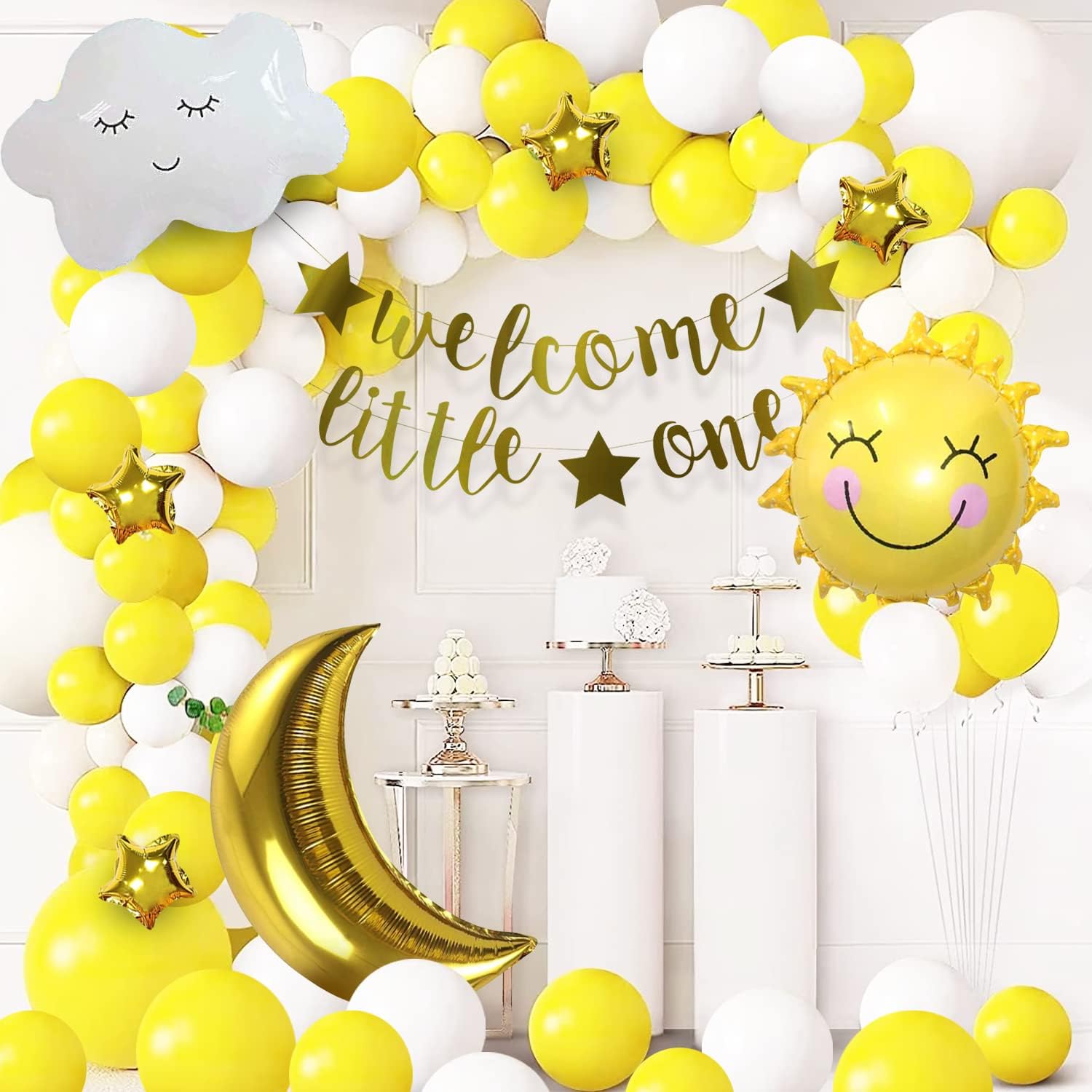 Party Propz Baby Welcome Home Decoration Kit - 50pcs Welcome Home ...
